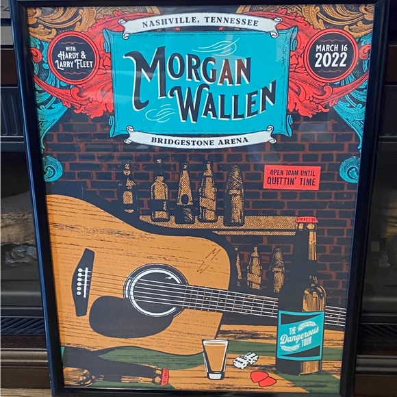 Other | Morgan Wallen Concert Poster | Poshmark